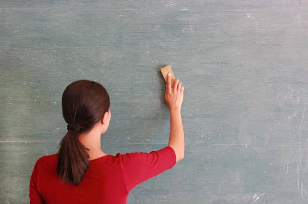 How to Clean a Chalkboard Ridden With Chalk | MaidForYou